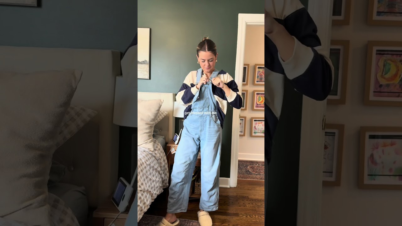Did you see this overall hack?! So cute #ootd #fashion #momootd #overalls
