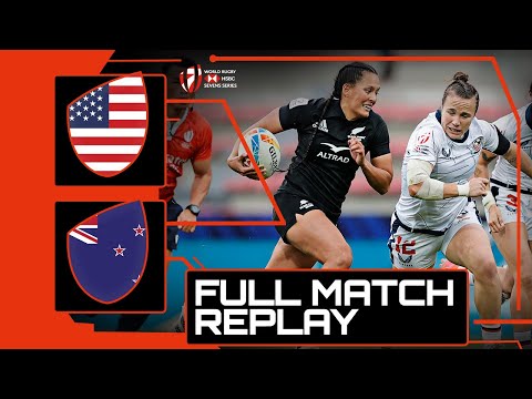 Women's Cup Final 🏆 | USA v New Zealand | HSBC France Sevens Rugby