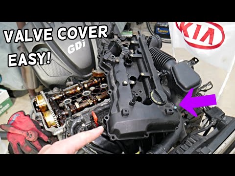 VALVE COVER REMOVAL REPLACEMENT KIA SORENTO KIA SPORTAGE