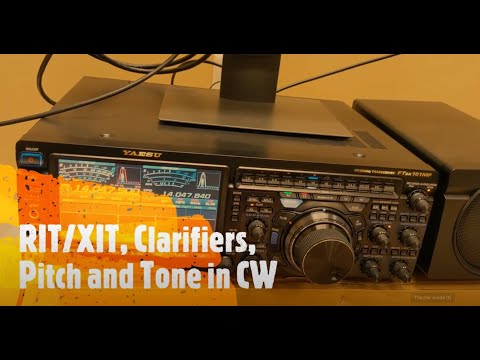 Using RIT/XIT Clarifier and Pitch for CW operations