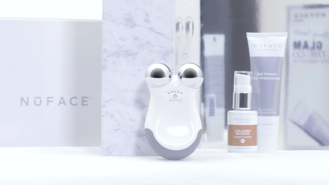 NuFACE mini Facial Toning Device Limited Edition Glam-On-The-Go Gift ...