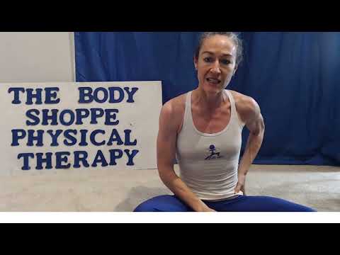 Self Mobilization to Relieve Hip Pain with sitting using a Posterior Capsule Hip Stretch