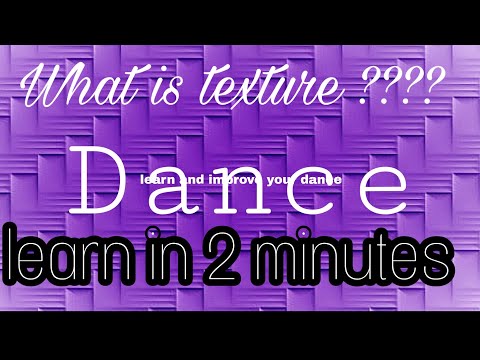 What is texture means in dance ???? || Beginner dance tutorial (in hindi)