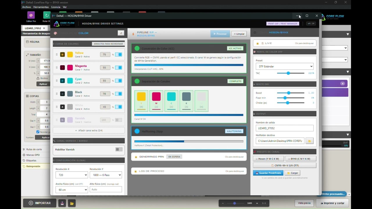 How to: CoreFlow RIP