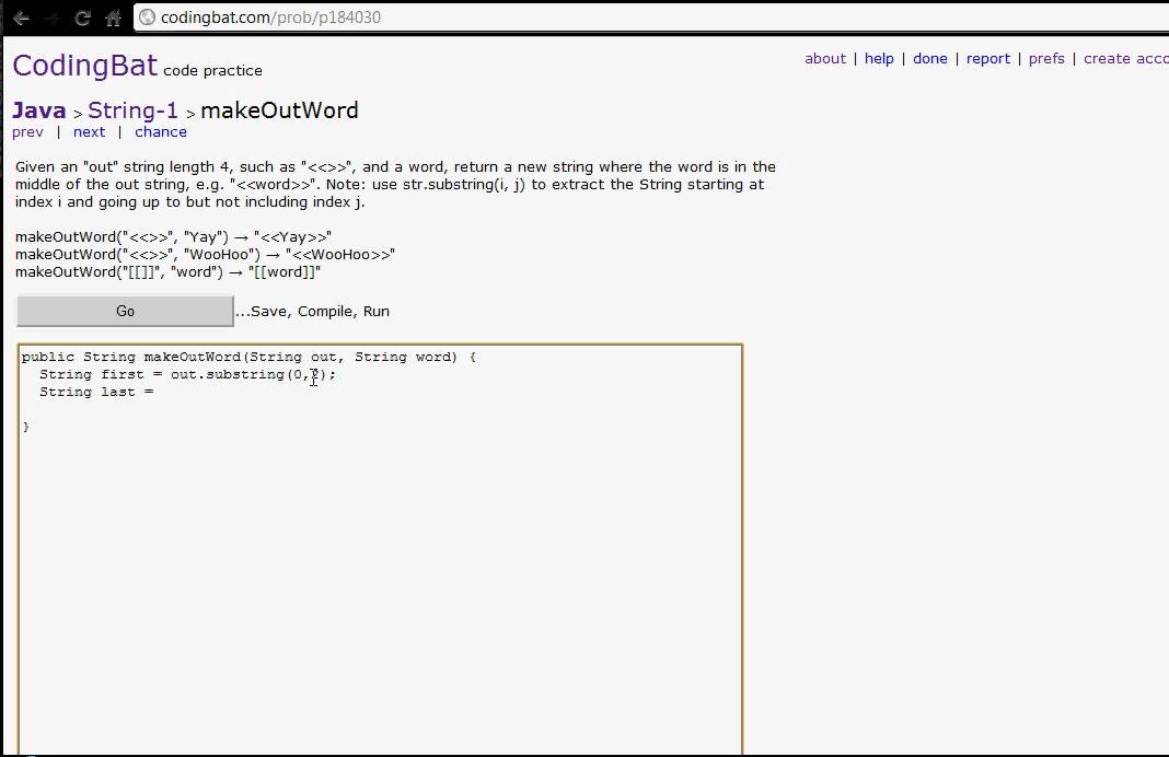 CodingBat.com Java Puzzles 9