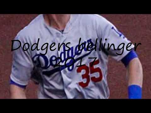 How to pronounce Dodgers bellinger 2017 in English?