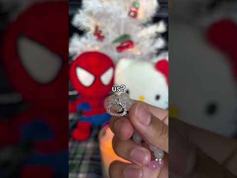 So nice#hellokitty #bracelet #relationship #spiderman