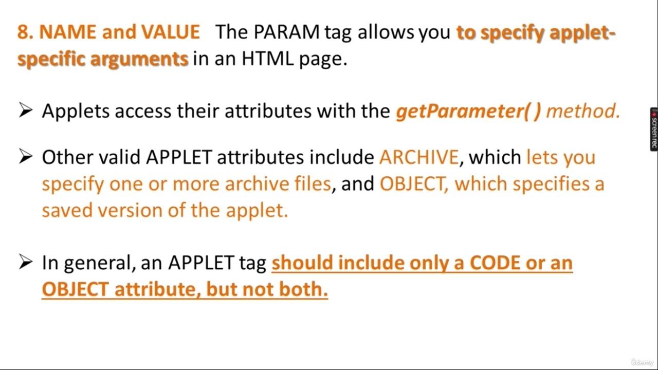 The Applet class theory part4 | Java