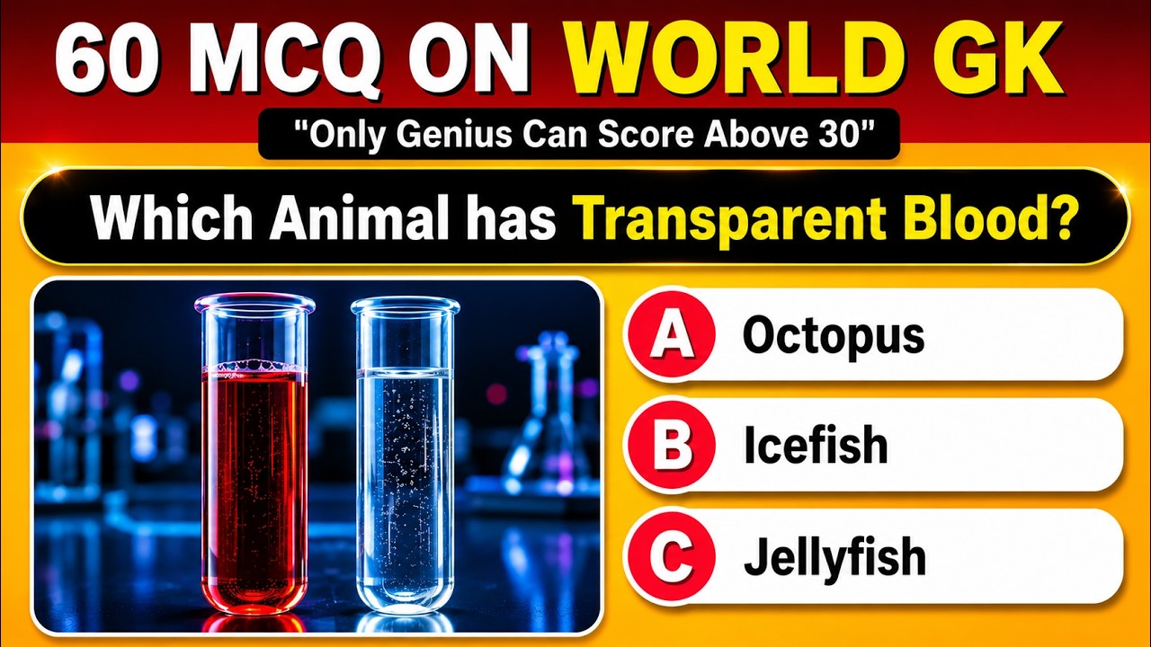 60 World GK Challenge – Episode 4 | Quiz Series 2026 | Brainbounce Junior |