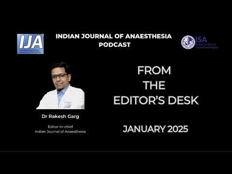 IJA Podcast #31 From the Editors Desk