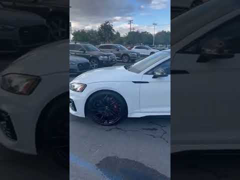 2021 RS5 in a Glacier White Metallic