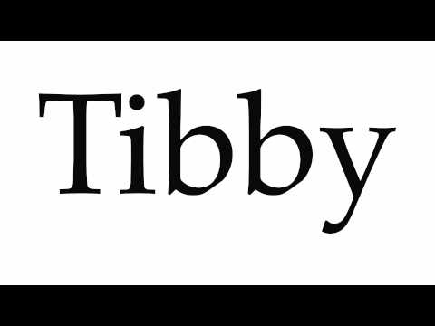 How to Pronounce Tibby