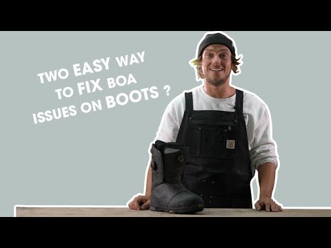TWO EASY WAYS TO FIX BOA ISSUES ON SNOWBOARD BOOTS