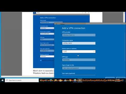 Set up Astrill IKEv2 IPSEC w/ Windows built-in client on Windows 10
