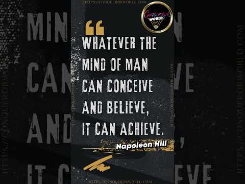 Unlock Your Potential | Napoleon Hill's Powerful Quote on Achievement 🚀