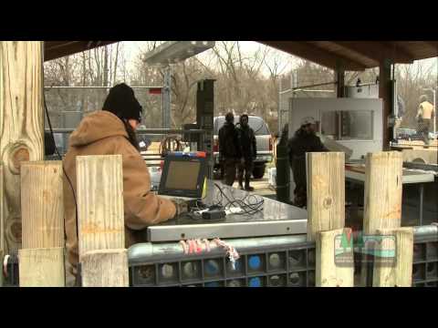 Collecting fish eggs at DNR's Root River facility