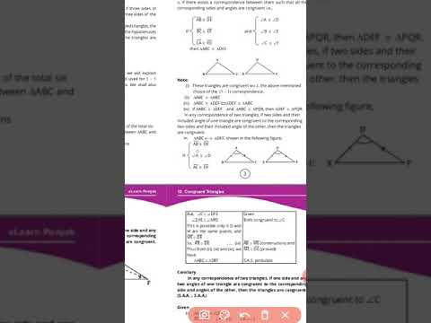 Ch# 10 Definition S.A.S postulate Lecture # 2 ptb maths for 9th