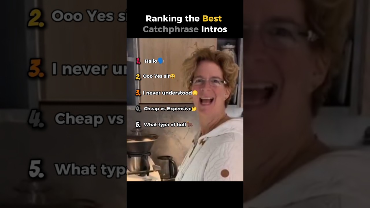 Ranking The Best Catchphrase Intros