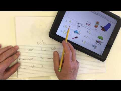 Spelling ush words workbook activity