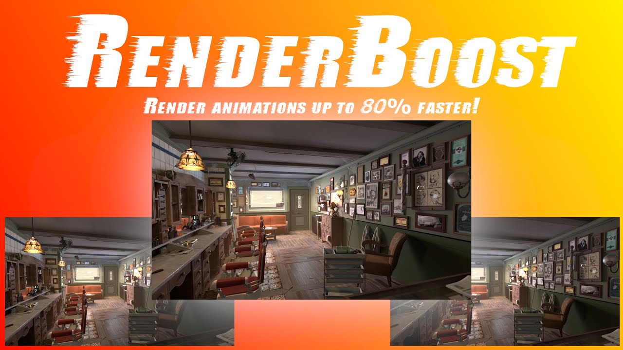 Blender Addon Showcase: RenderBoost a frame interpolation revolution!