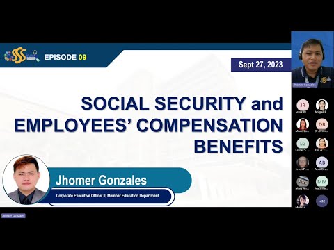 #eSSSkwela Webinar S02E09 | Social Security and Employees' Compensation Benefits