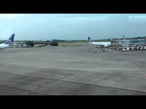 Copa airlines' planes in Tocument Airport, Panama City