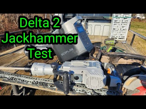 ECOFLOW DELTA 2 Construction Tool Test