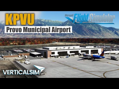 KPVU Provo Municipal Airport | America Series - Microsoft Flight Simulator