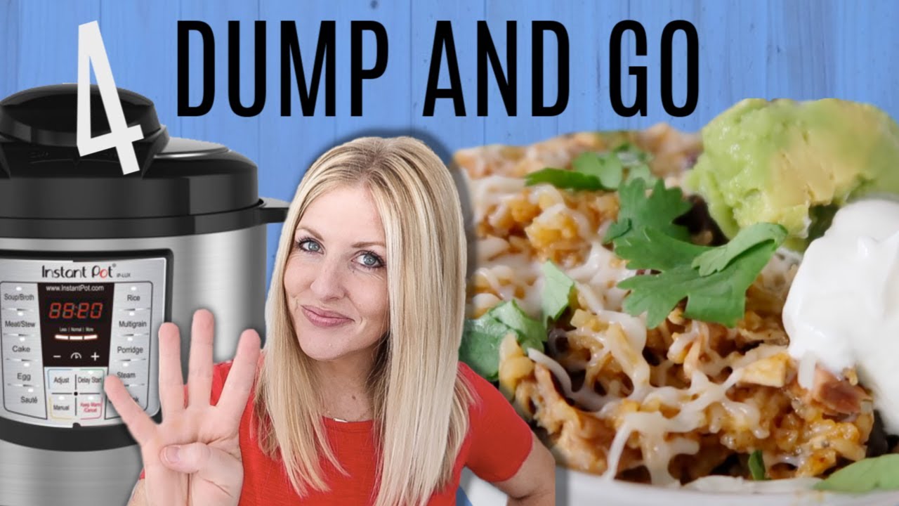 4 DUMP AND GO Instant Pot Recipes - Easy Instant Pot Recipes