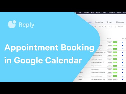 How to book appointments with Google Calendar in Reply.io