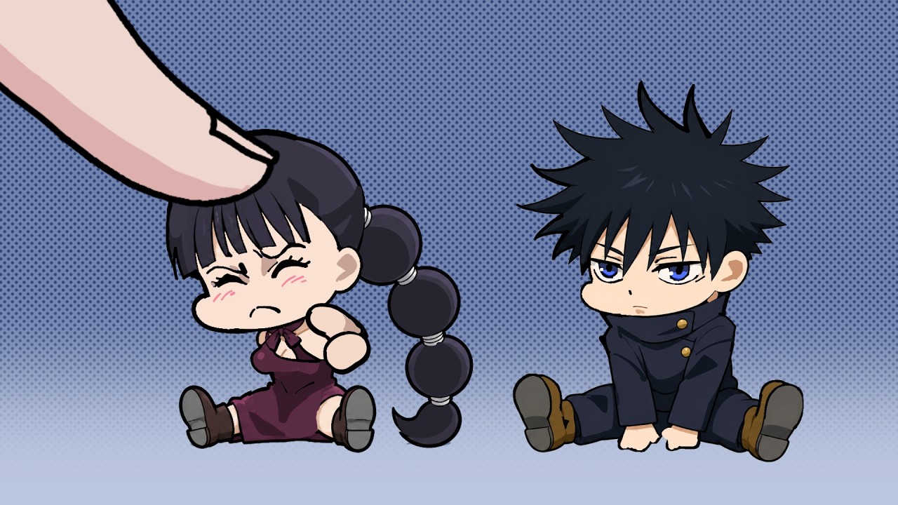 Anime Chibi Jujutsu Kaisen vs Finger