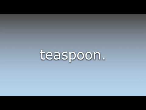 What does Tsp mean?