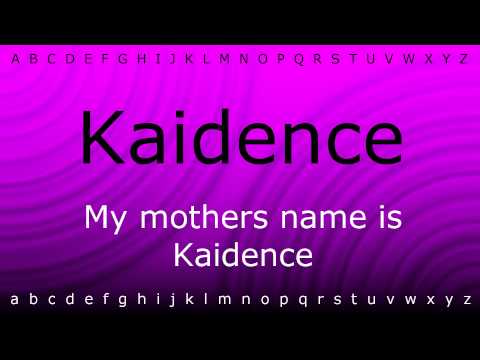 This is how to pronounce 'Kaidence' with Zira.mp4