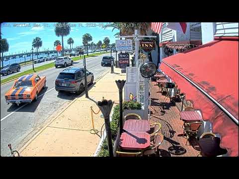 Orange Classic 🧡 Anyone ID Make and Model of Car? ... Tini Martini Bar St Augustine FL 🍸