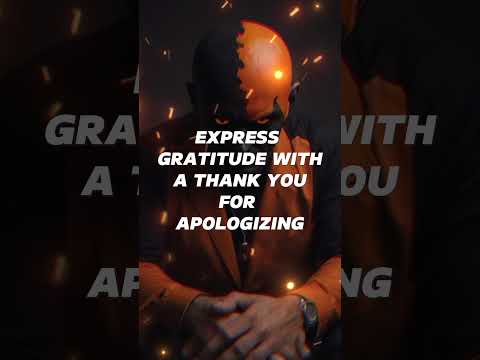 When someone apologizes #manipulation