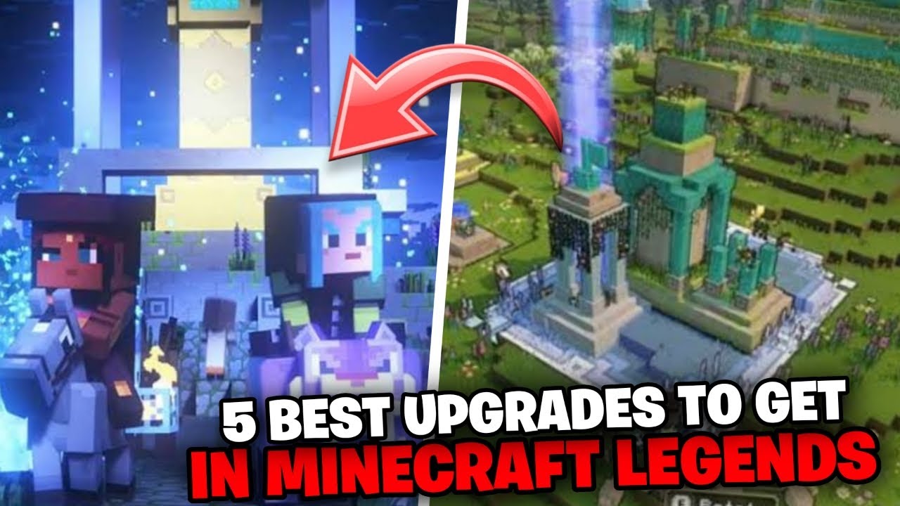 5 BEST UPGRADES TO GET IN MINECRAFT LEGENDS! (1080P HD)