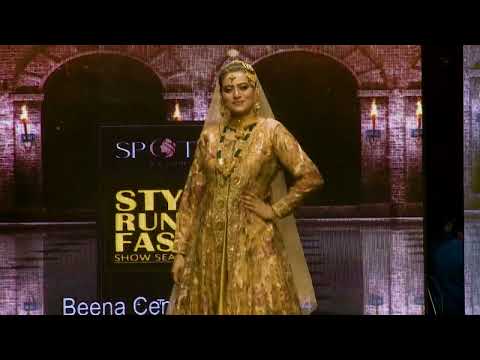Stly Runway Fashion Show ( S.R.F ) Top Model & Best Designer Menakari Great jewllery ORG Zia zaffar