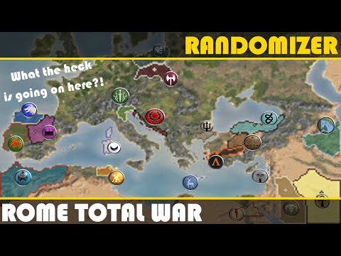 Rome Total War - Randomizer MOD! - This is a GAME CHANGER! ♠