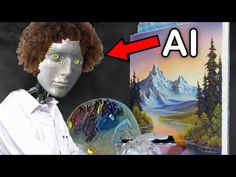 Can an AI Copy a Bob Ross Tutorial?
