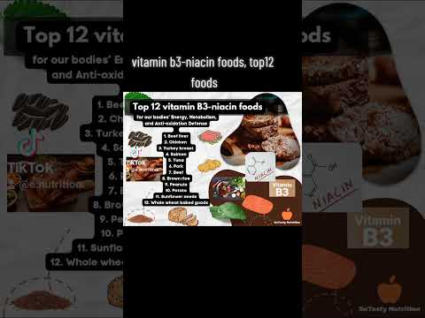 vitamin b3-niacin foods, top12 foods#niacin, #vitamin, #vitaminb, #vitaminb3, #sutasty