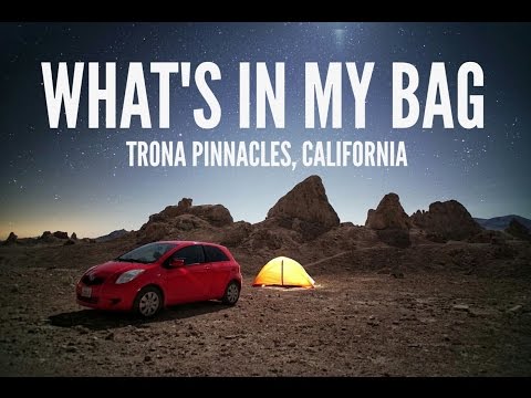 What's In My Camera Bag -  Trona Pinnacles
