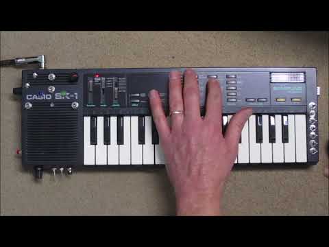 Circuit Bent Casio SK-1 Sampling Keyboard Experimental Drone | Reverb