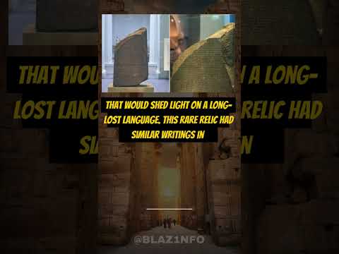 The Rosetta Stone - Unlocking the Secrets of an Ancient Civilization