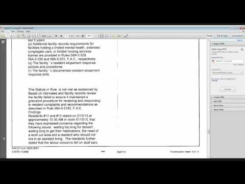 ALF Training - Medication and Records