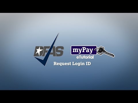 DFAS myPay: How to Request Your Login ID