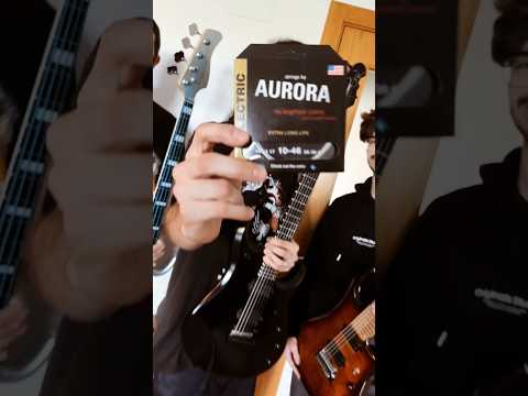 Collaboration with Strings by Aurora #guitar #strings #endorsement #collab #progressivemetal #prog