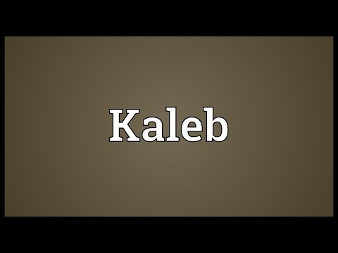 Kaleb Meaning