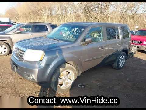 VIN: 5FNYF4H52CB034259 - 2012 Honda Pilot- Ex-L