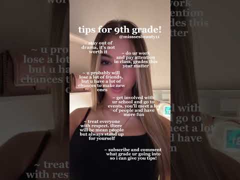 tips for 9th grade! #shorts #shortvideo #trending #fyp #school #highschool #tips #advice