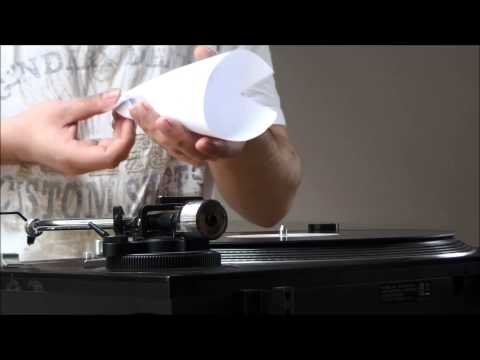 Plattenspieler selbst bauen /Platten ohne Plattenspieler hören Gramophone